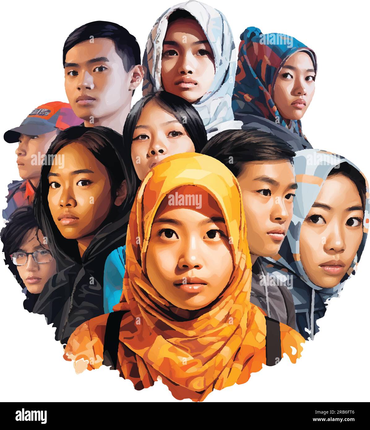 Pacific islander women Stock Vector Images - Alamy