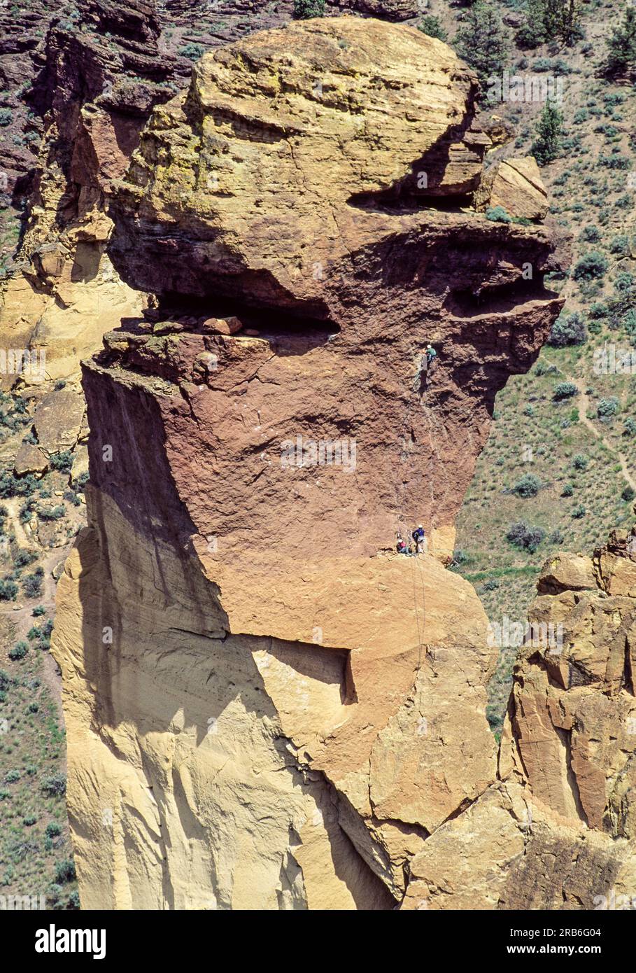 Aerial image of Smith Rock State Park Oregon, USA Stock Photo - Alamy