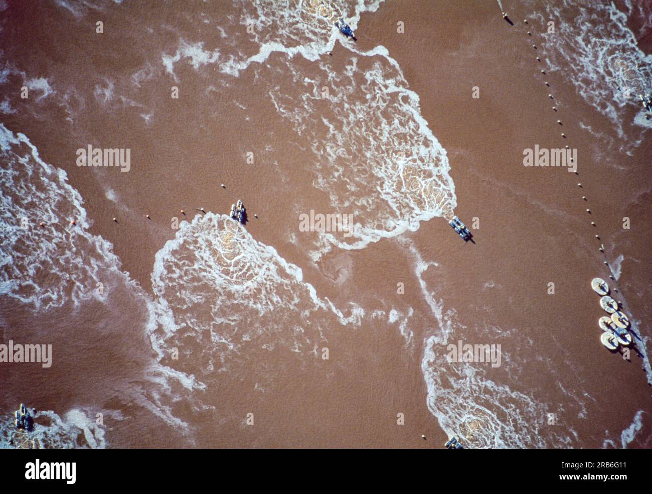 Aerial image of Willamette Falls Power Plant Oregon, USA Stock Photo ...