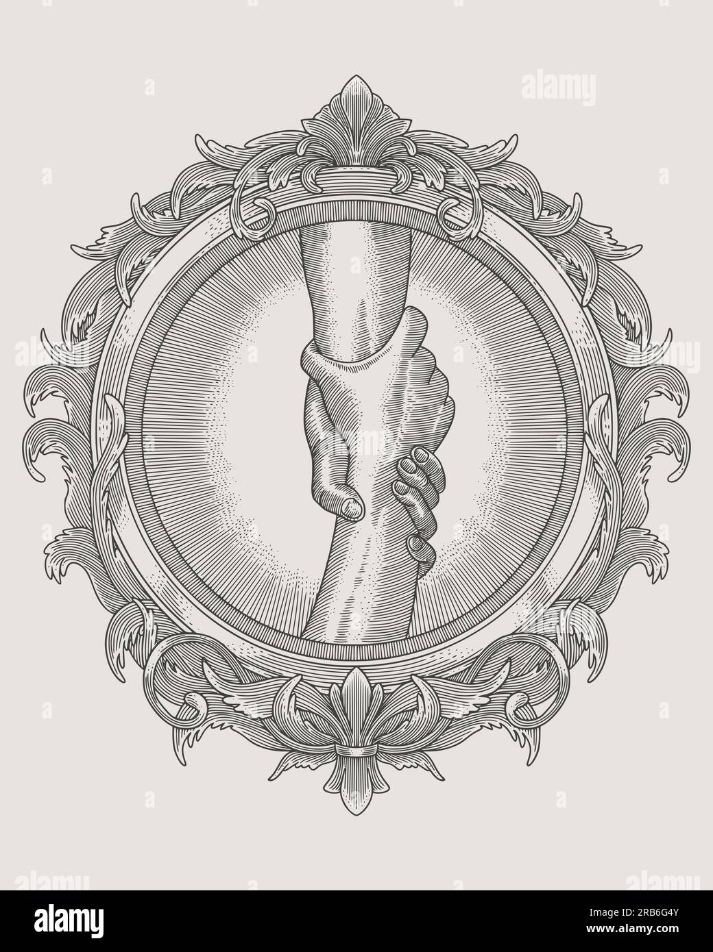 Baroque engraving skull hi-res stock photography and images - Alamy