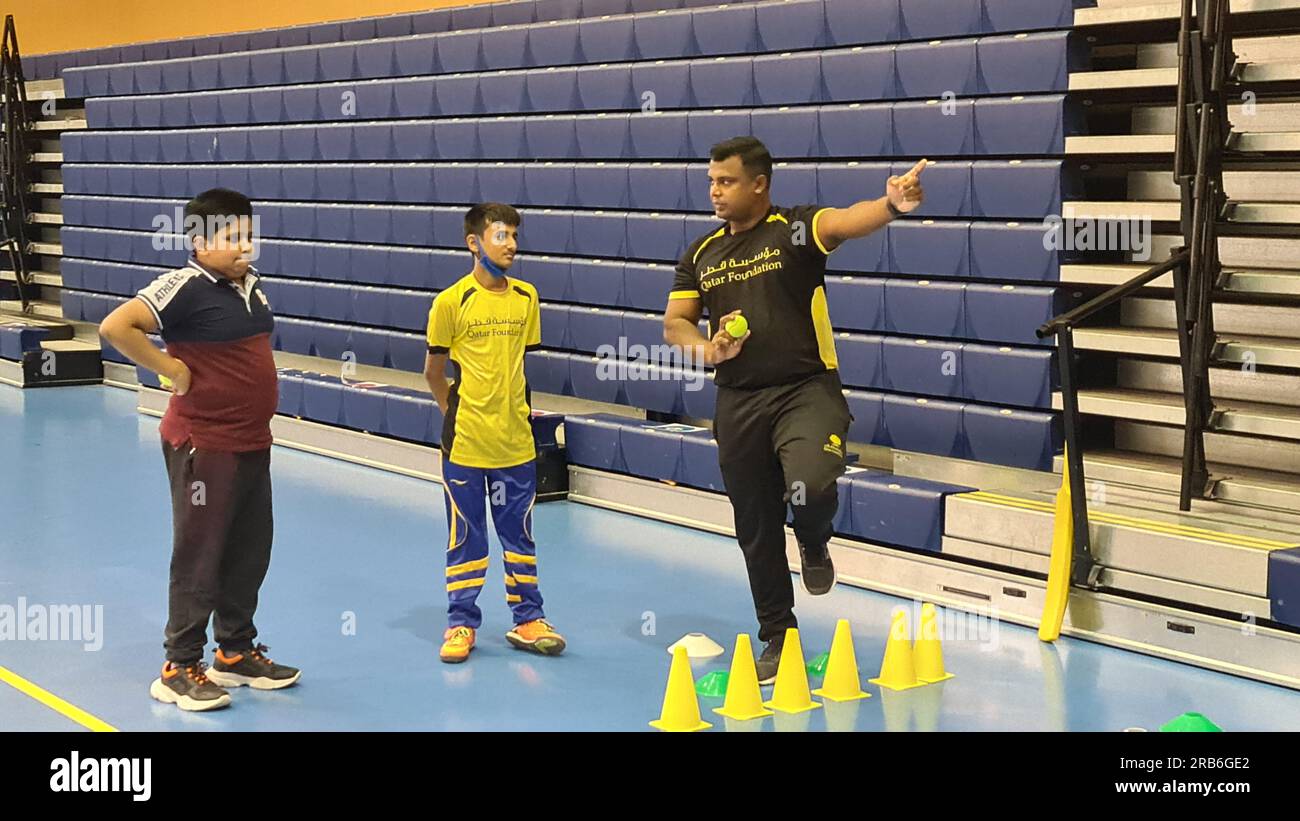 Special Children training at Qatar Foundation trying in to improve ...