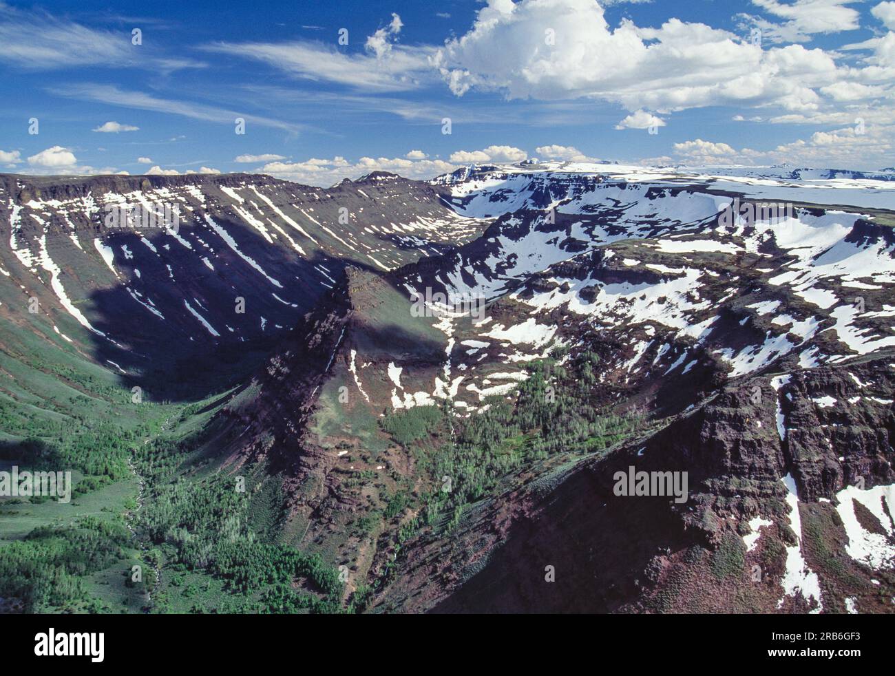 Aerial image of Steens Mountains Wilderness, Oregon, USA Stock Photo ...