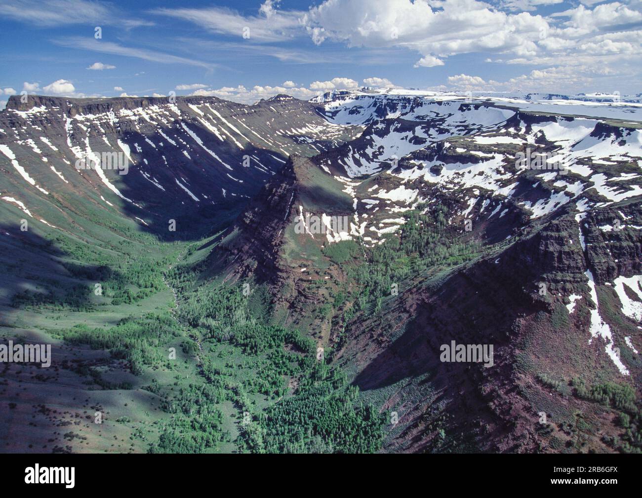 Aerial image of Steens Mountains Wilderness, Oregon, USA Stock Photo ...