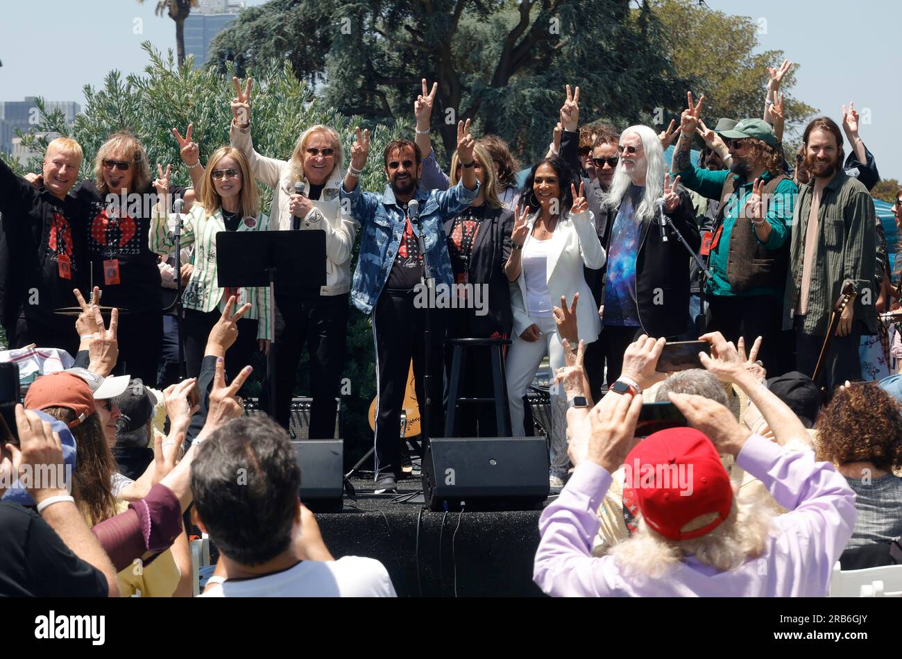7 July 2023 Beverly Hills, California - Joe Walsh, Gregg Bissonette ...