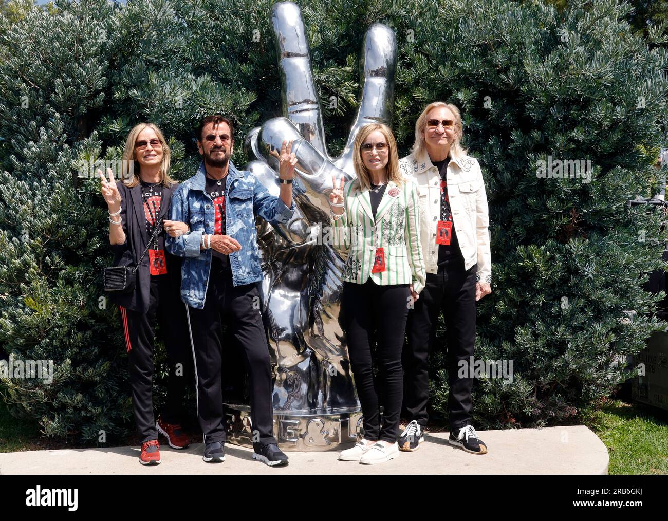 7 July 2023 Beverly Hills, California - Barbara Bach, Ringo Starr ...