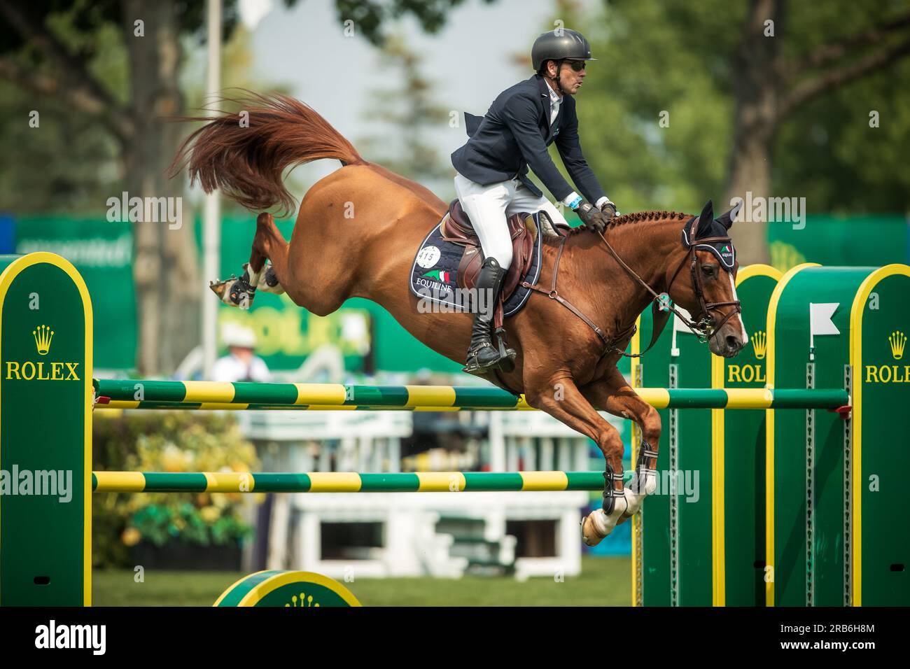 Conor Swail of Ireland competes in the Rolex North American Grand Prix ...