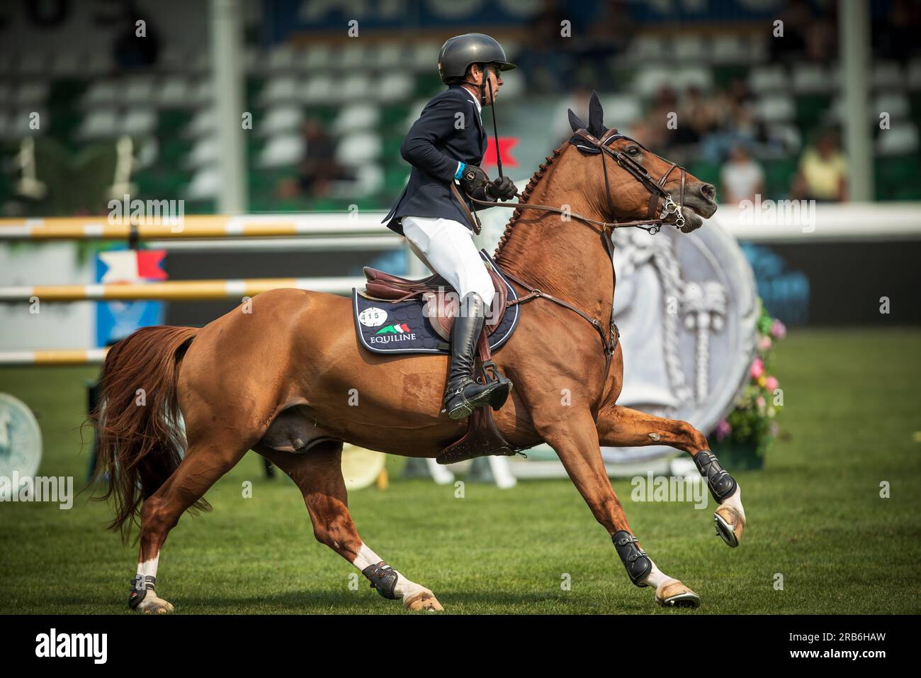 Conor Swail of Ireland competes in the Rolex North American Grand Prix ...