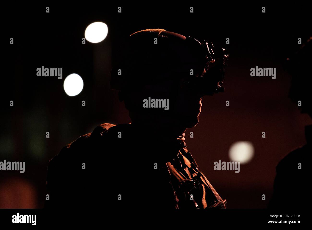 French soldiers with 6th Light Armored Brigade, French Army, train for ...