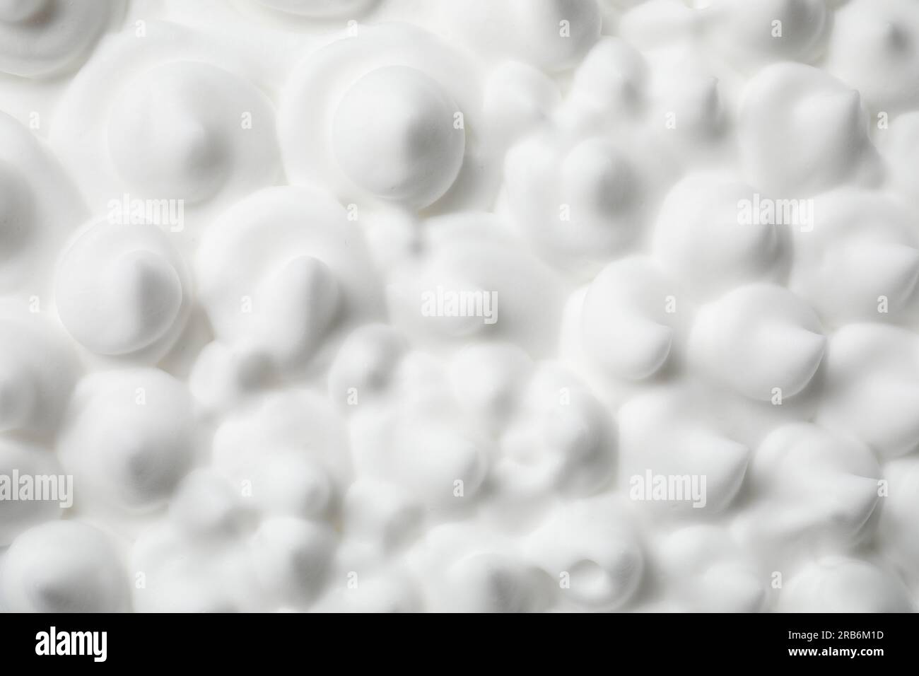 Texture of white shaving foam as background, top view Stock Photo - Alamy