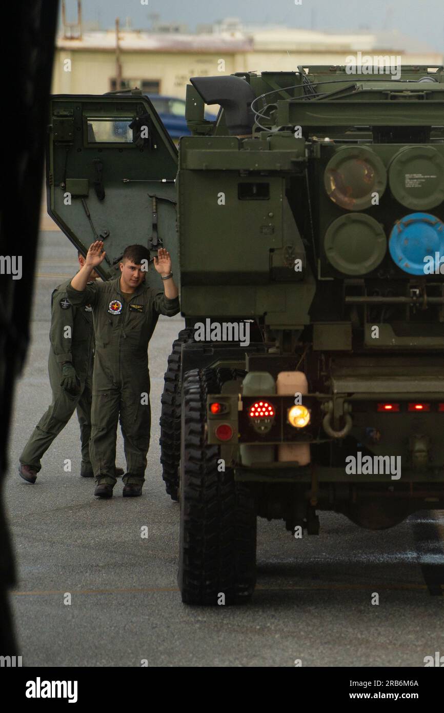 U.S. Marine Corps Sgt. Donovan Barnwell, a loadmaster with Marine ...