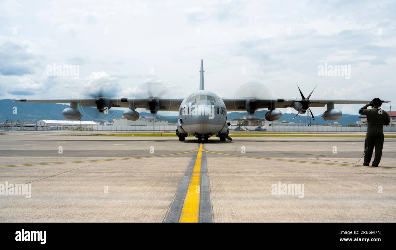 U.S. Marine Corps Sgt. Donovan Barnwell, a loadmaster with Marine ...