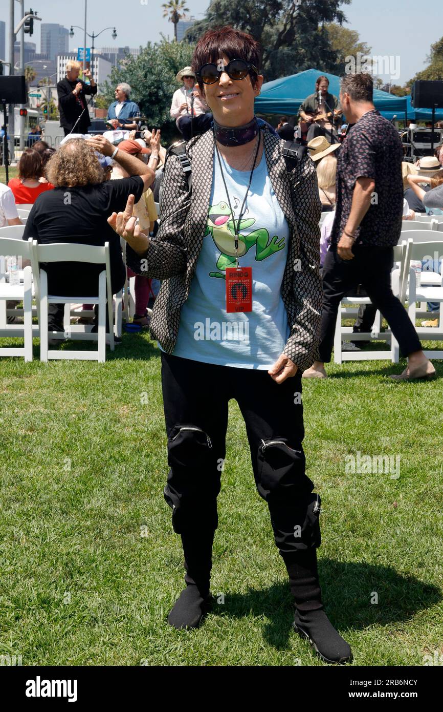 Beverly Hills, Ca. 7th July, 2023. Diane Warren at RingoÕs Annual Peace ...