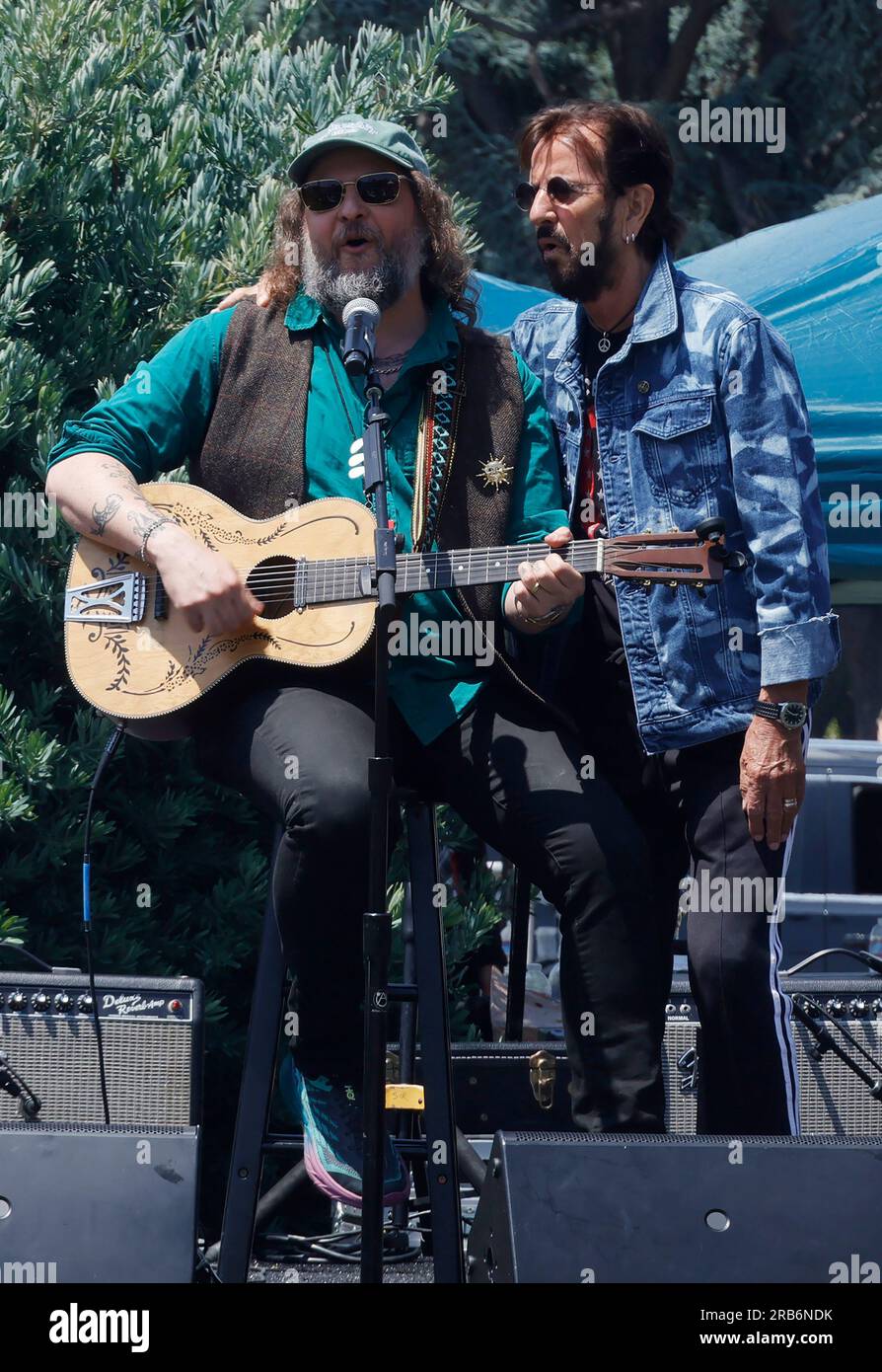 Beverly Hills, Ca. 7th July, 2023. King Tuff, Ringo Starr at RingoÕs ...