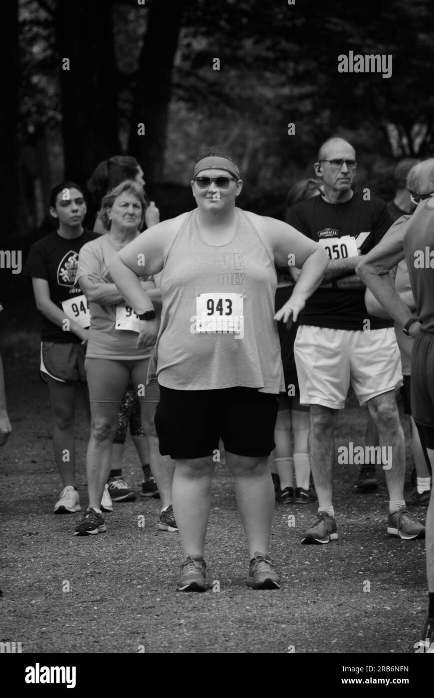 5k running Black and White Stock Photos & Images - Alamy
