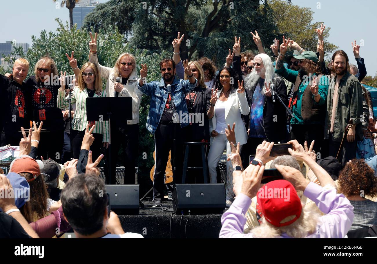 Beverly Hills, Ca. 7th July, 2023. Joe Walsh, Gregg Bissonette ...