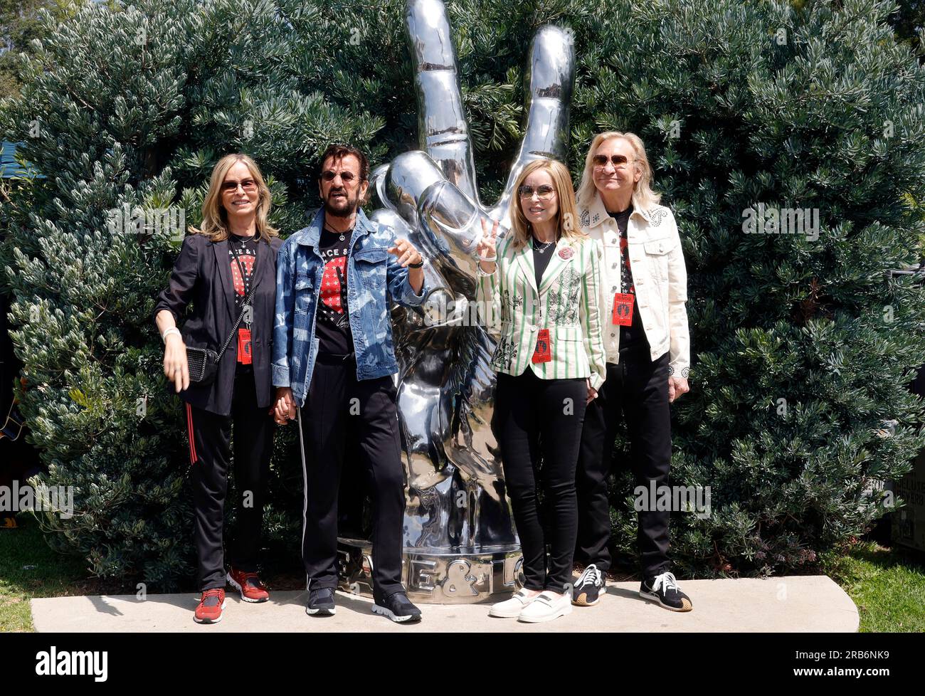 Beverly Hills, Ca. 7th July, 2023. Barbara Bach, Ringo Starr, Marjorie ...