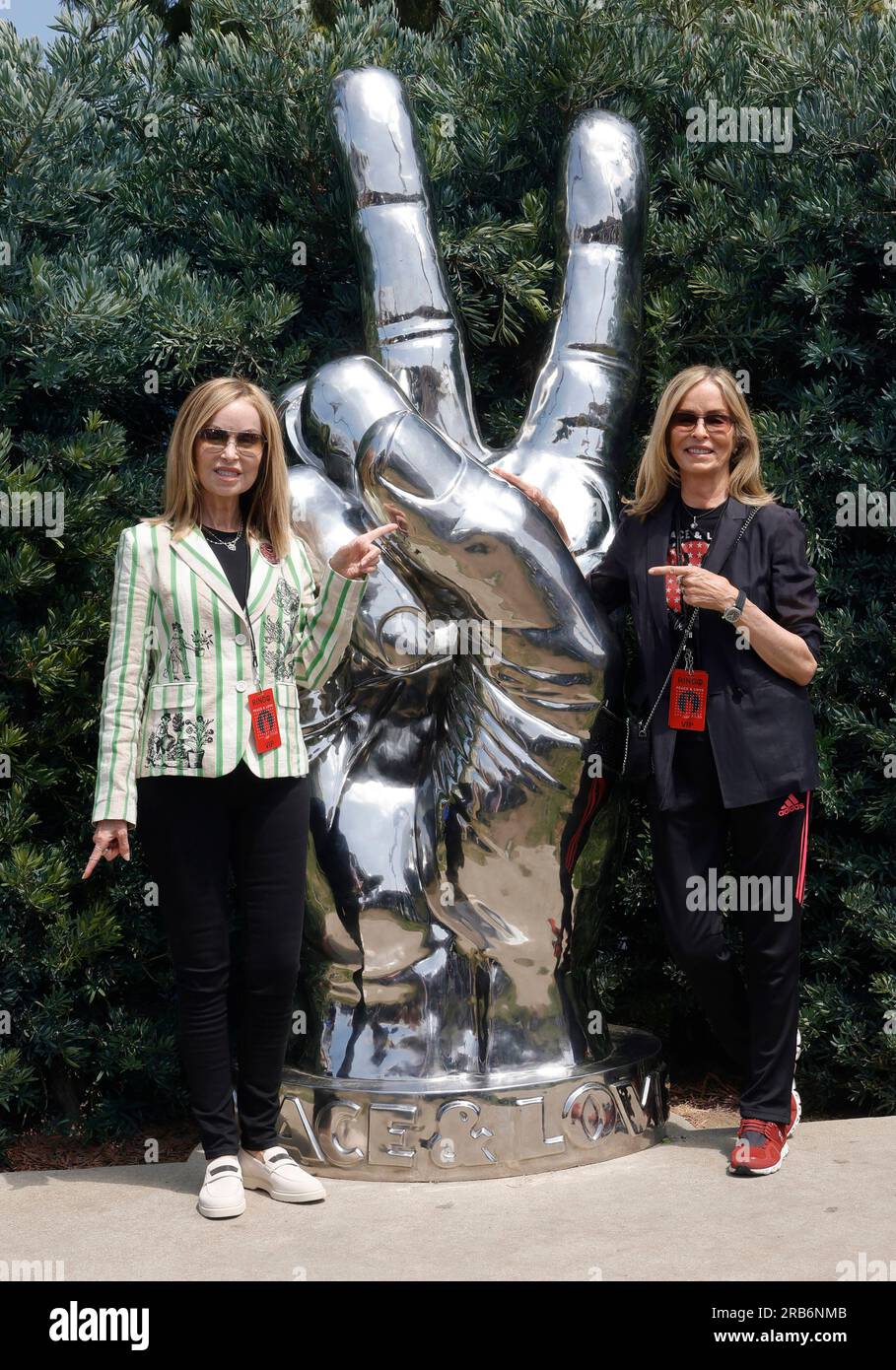 Beverly Hills, Ca. 7th July, 2023. Marjorie Bach, Barbara Bach at ...