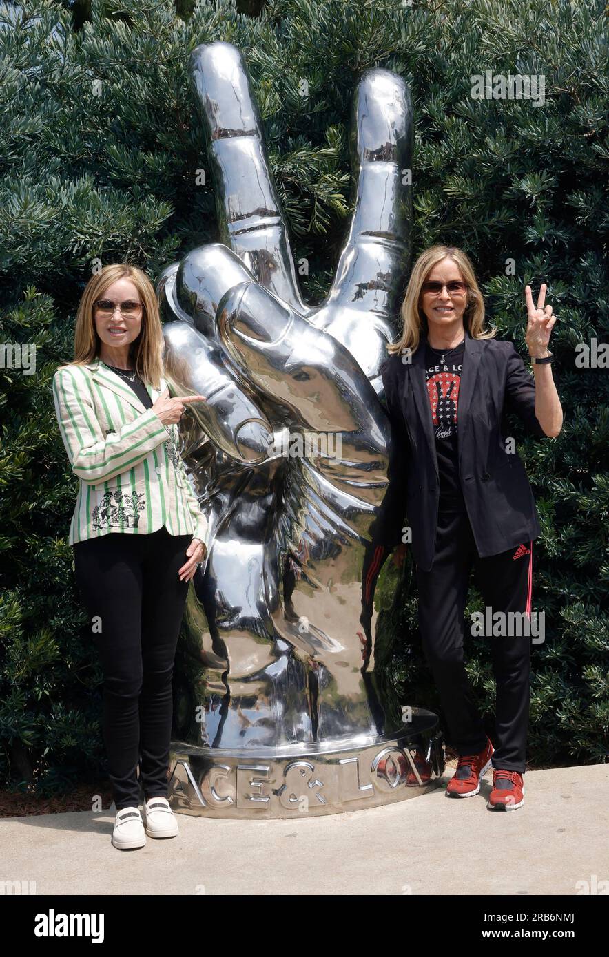 Beverly Hills, Ca. 7th July, 2023. Marjorie Bach, Barbara Bach at ...