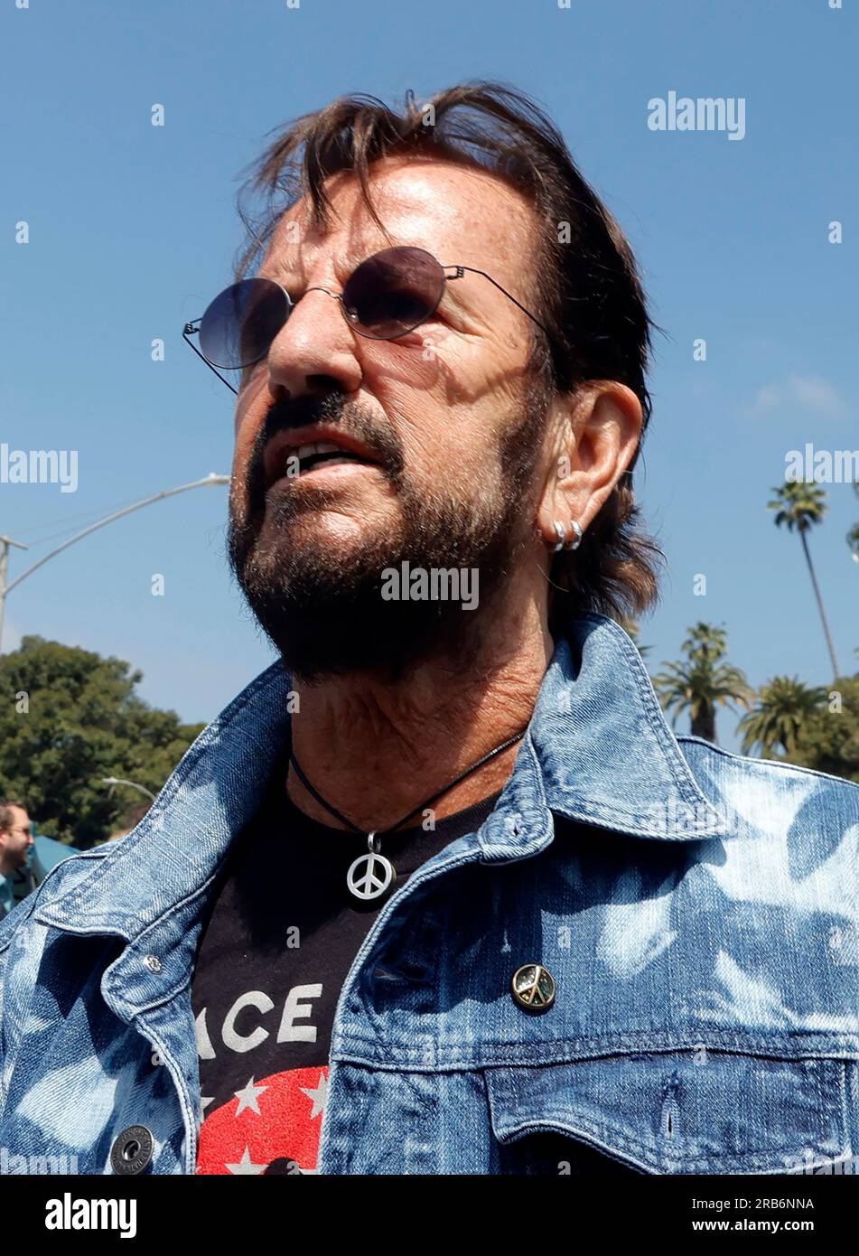 Beverly Hills, Ca. 7th July, 2023. Ringo Starr at RingoÕs Annual Peace & Love Birthday ...