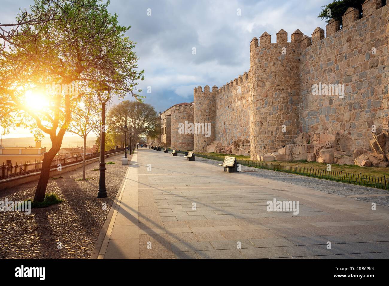 Medieval promenade hi-res stock photography and images - Alamy
