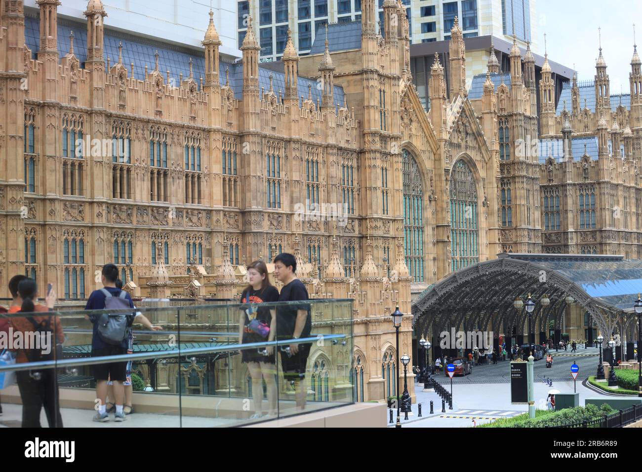 exterior of The Londoner Macao. it is the casino and resort with London ...