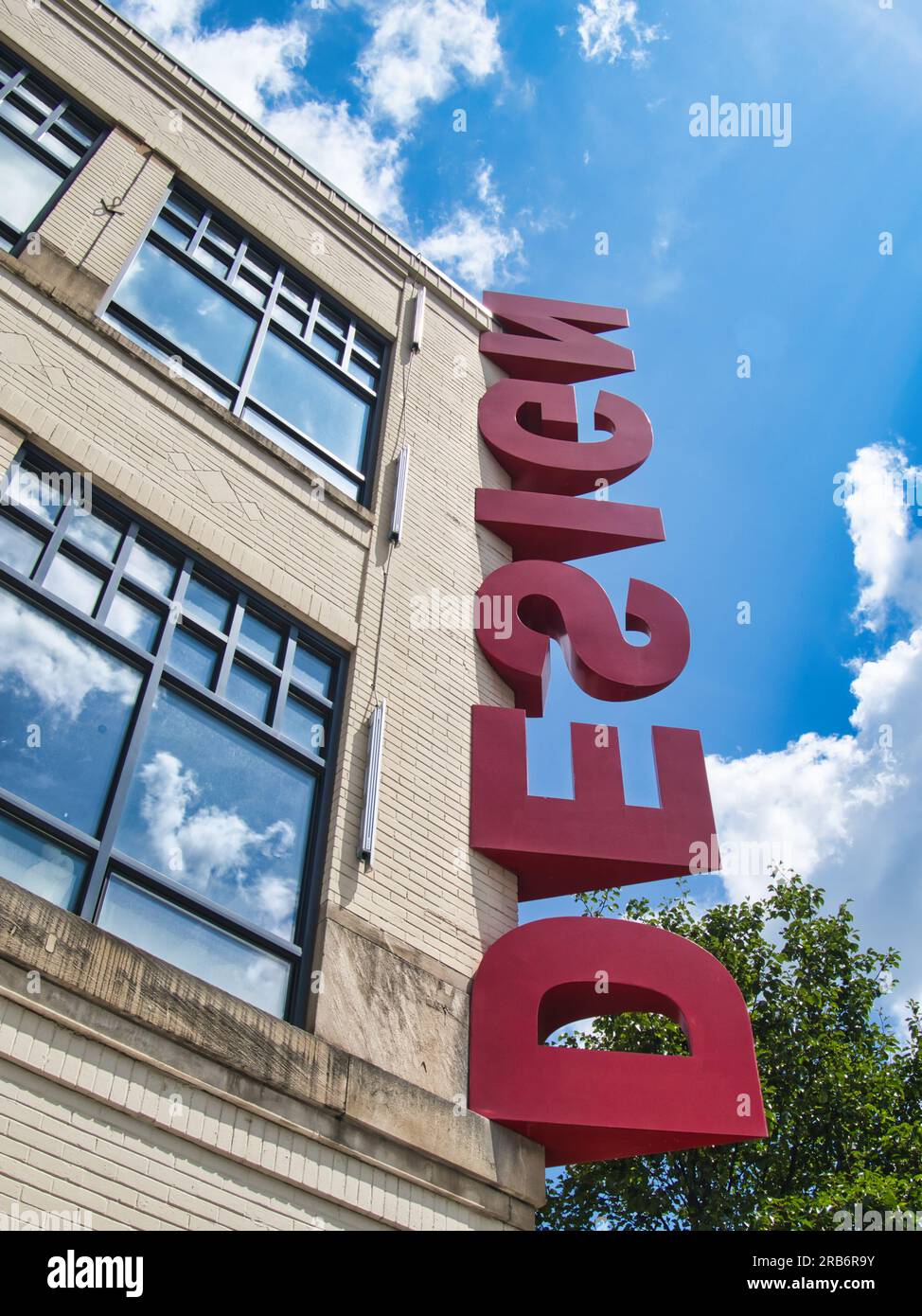 Sign for the Columbus College of Art & Design in Columbus Ohio USA ...