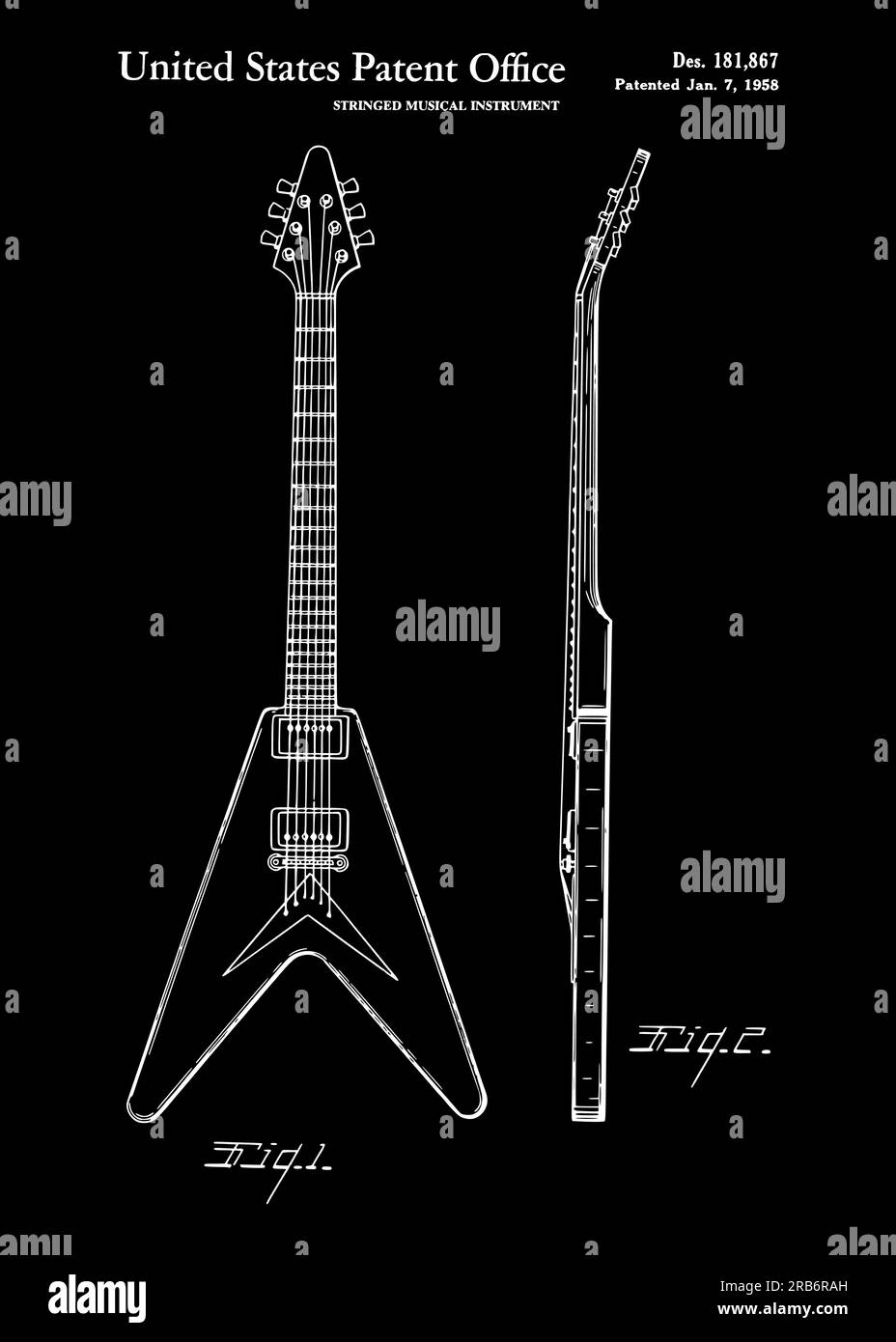 The Gibson Flying V is a type of electric guitar introduced by the Gibson company in the late ...