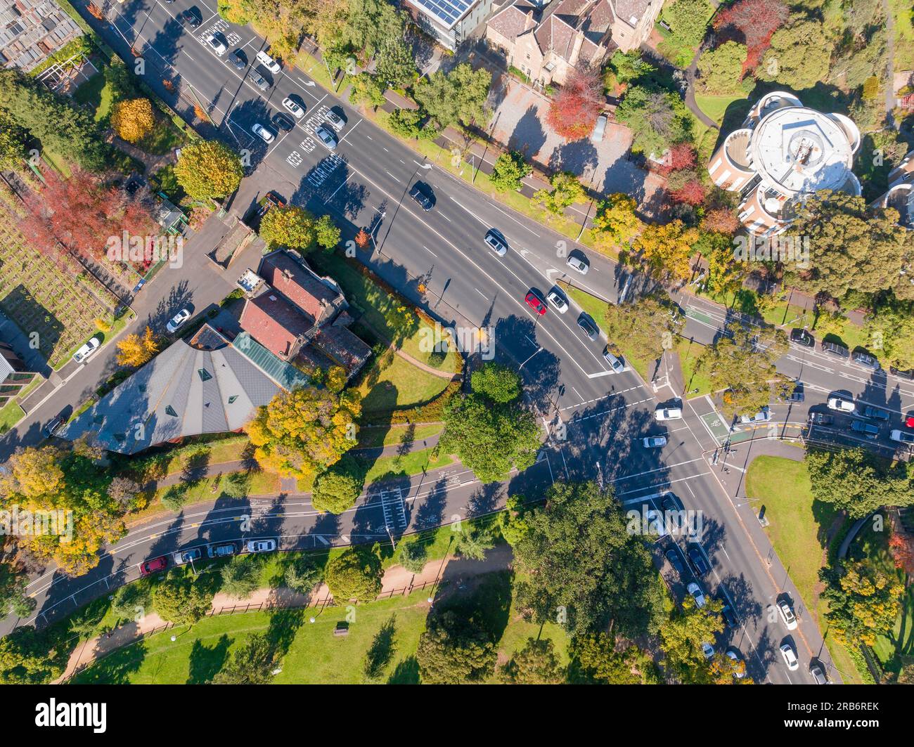 Aerial view melbourne australia hi-res stock photography and images - Alamy