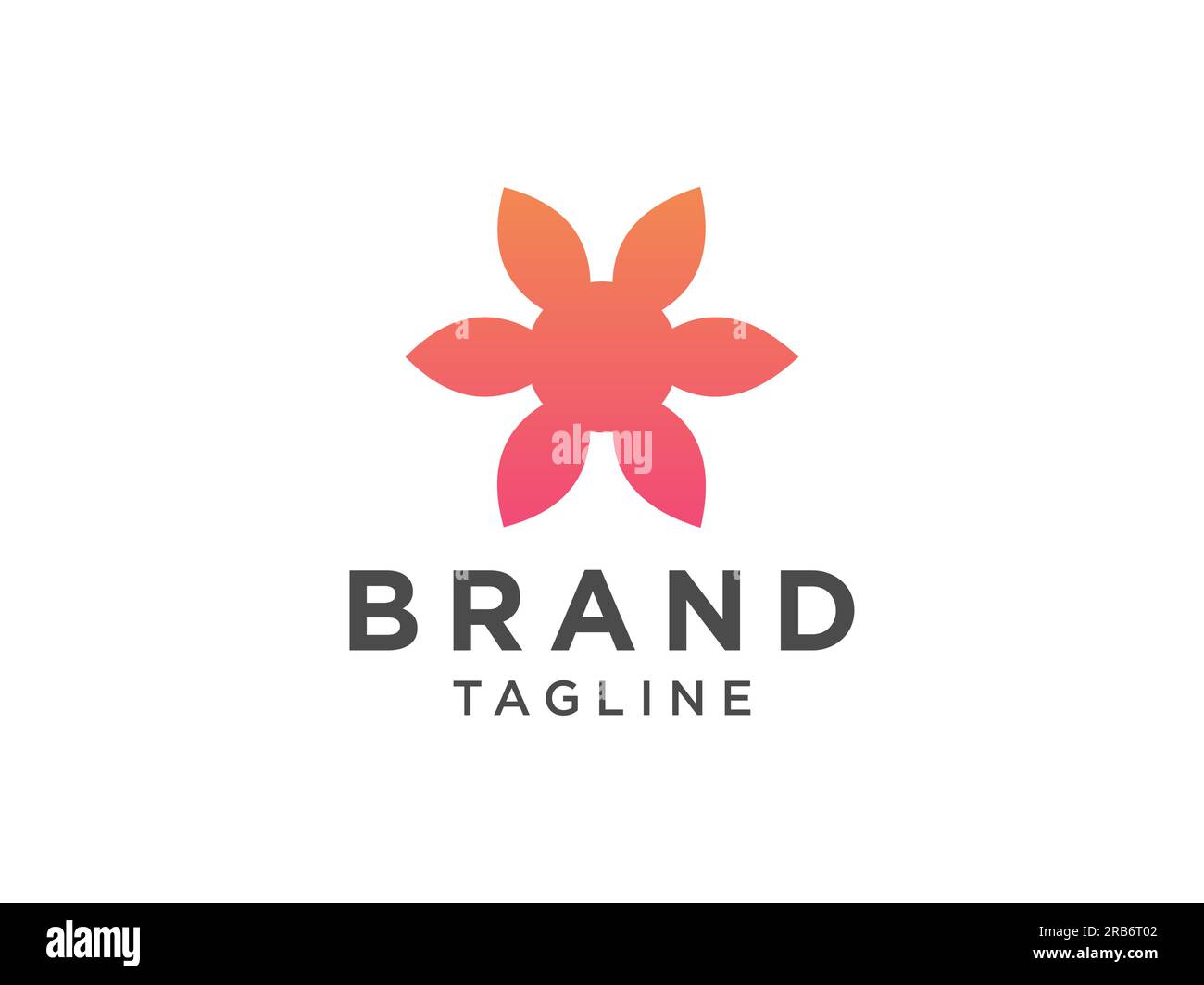 Abstract Star Flower Logo. Usable for Nature, Salon, Spa, Cosmetic and ...