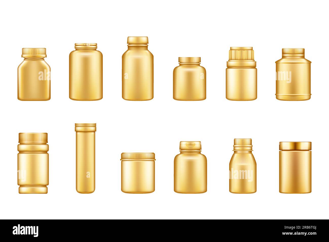 Gold jar cover Stock Vector Images - Alamy