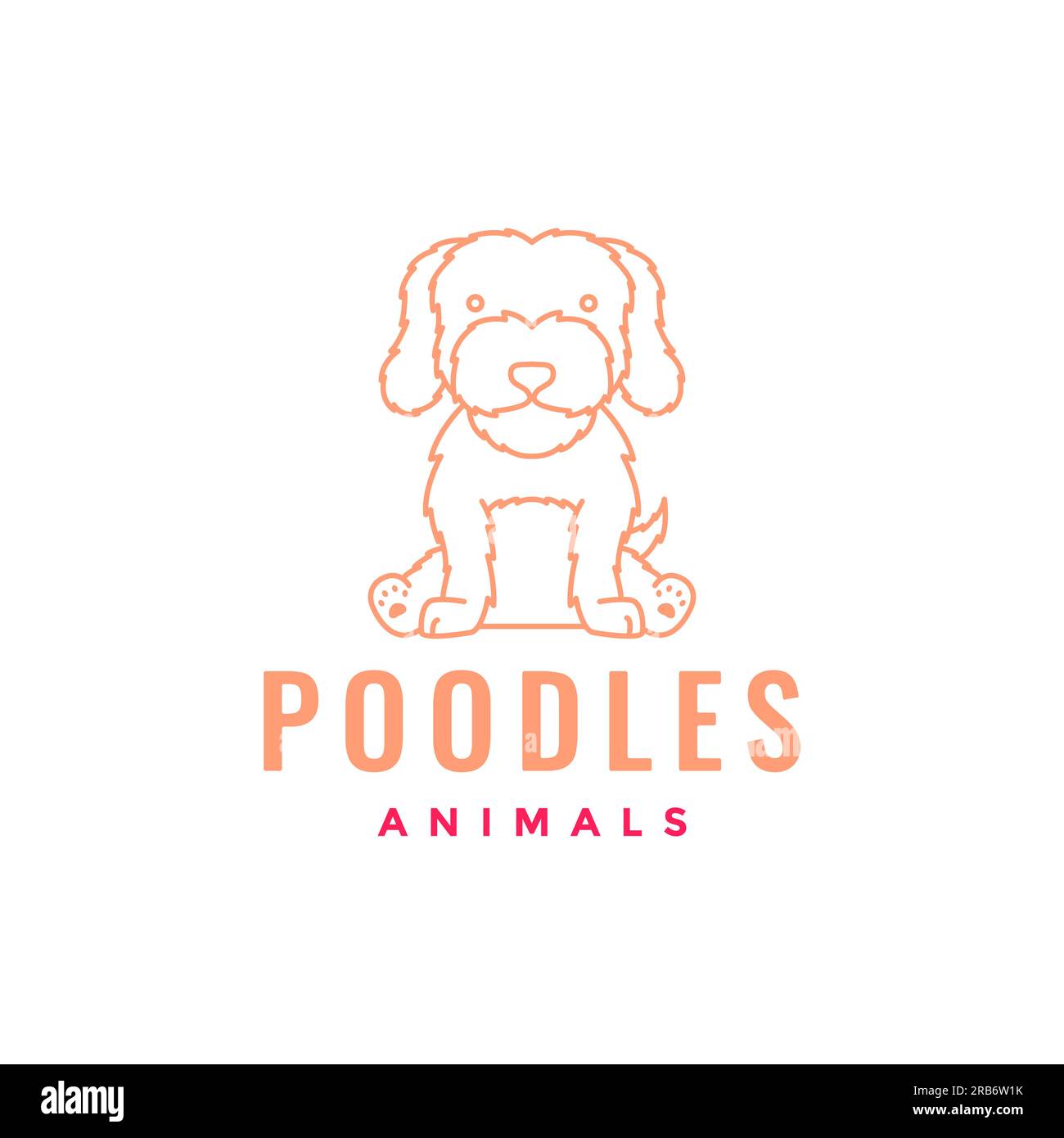 Toy poodle vector vectors hi-res stock photography and images - Alamy