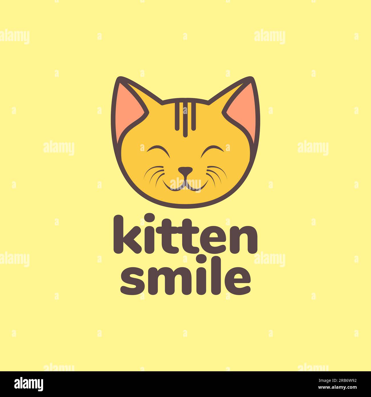 Smiling dog sticker design hi-res stock photography and images - Alamy