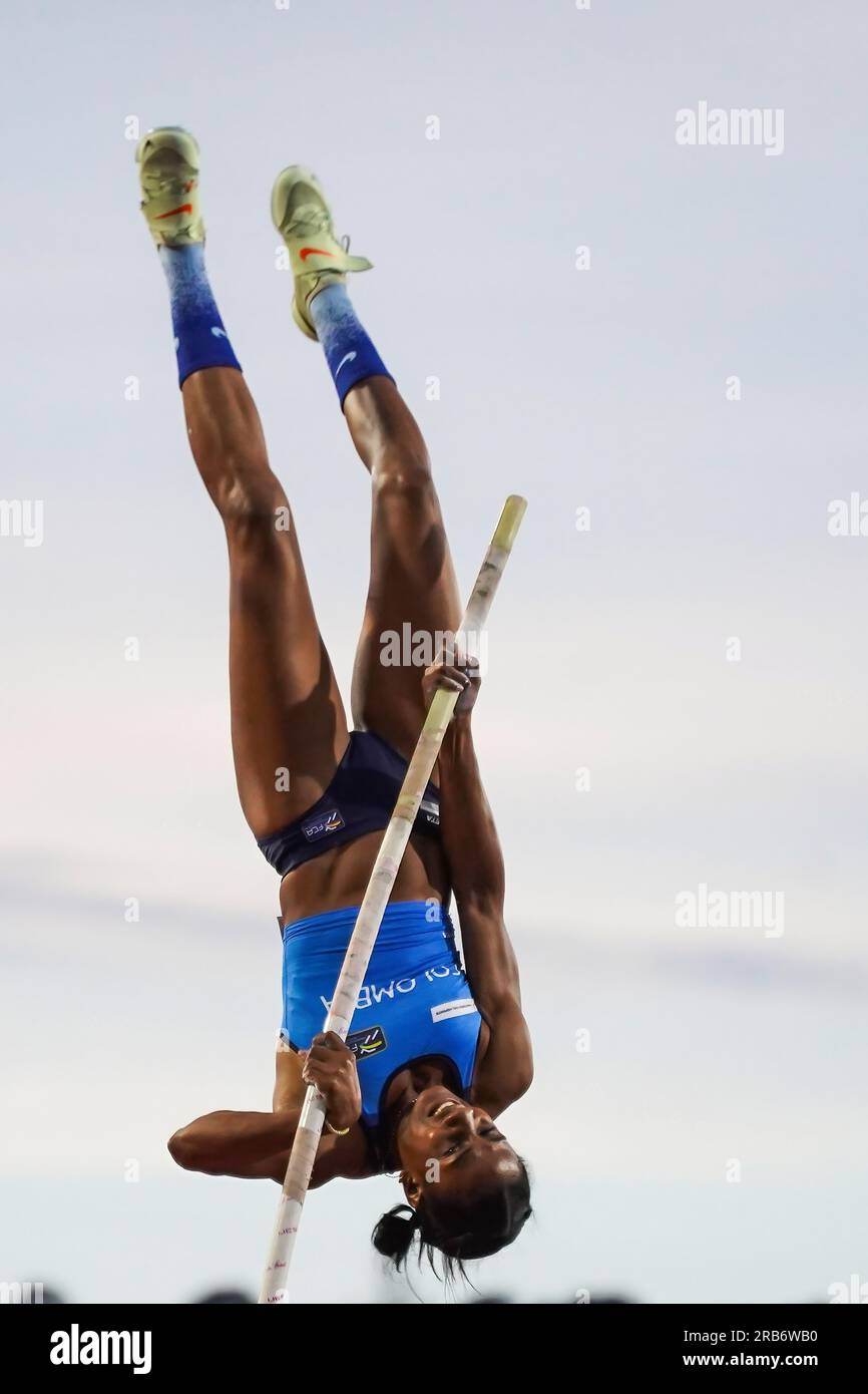 San Salvador, El Salvador. 07th July, 2023. Katherin Castillo from ...