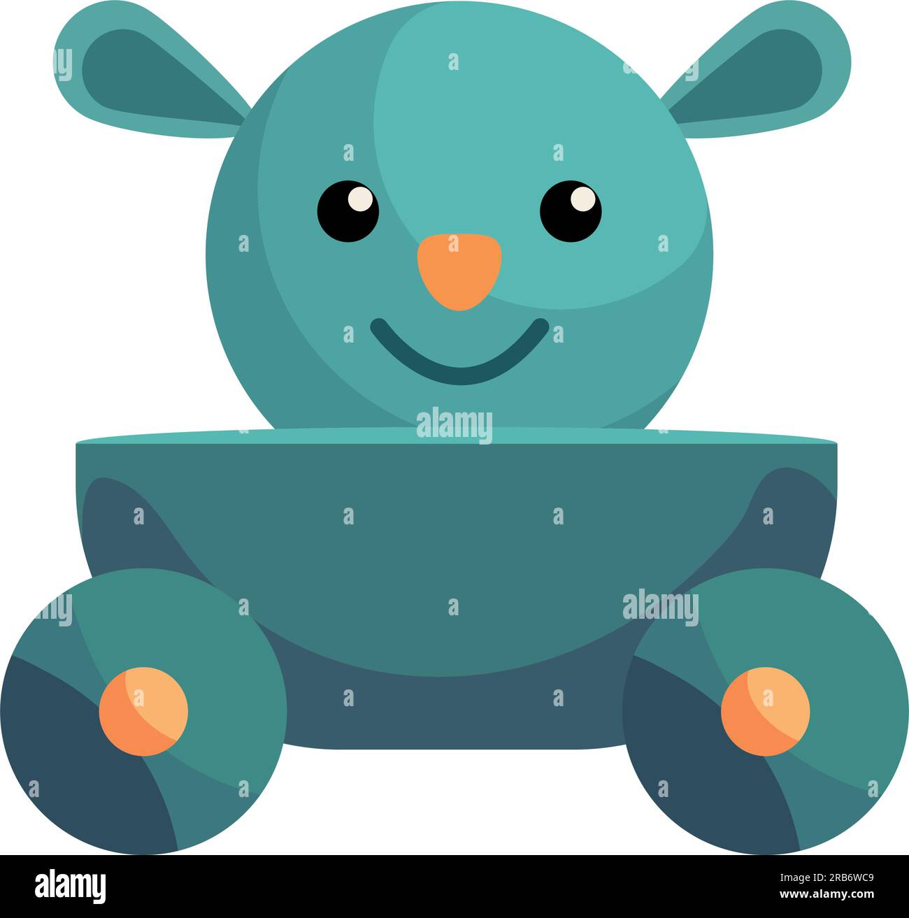 cartoon toy animal bring joy and happiness to children Stock Vector ...
