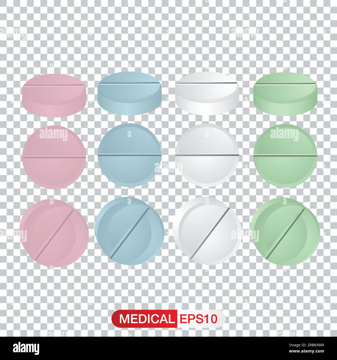 Banner with tablets Stock Vector Images - Alamy