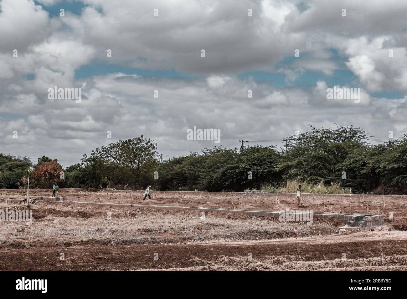 Farming farm farmers landscapes in Kenya Stock Photo - Alamy