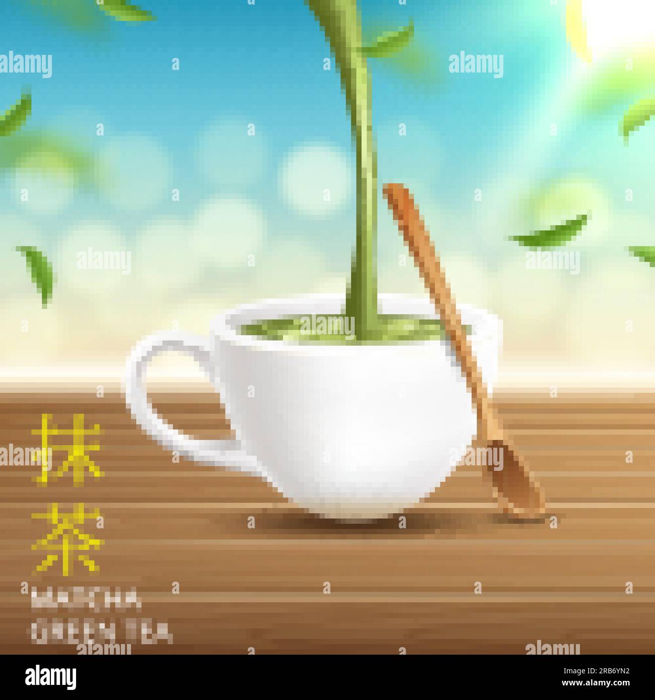 Matcha graphic hi-res stock photography and images - Alamy