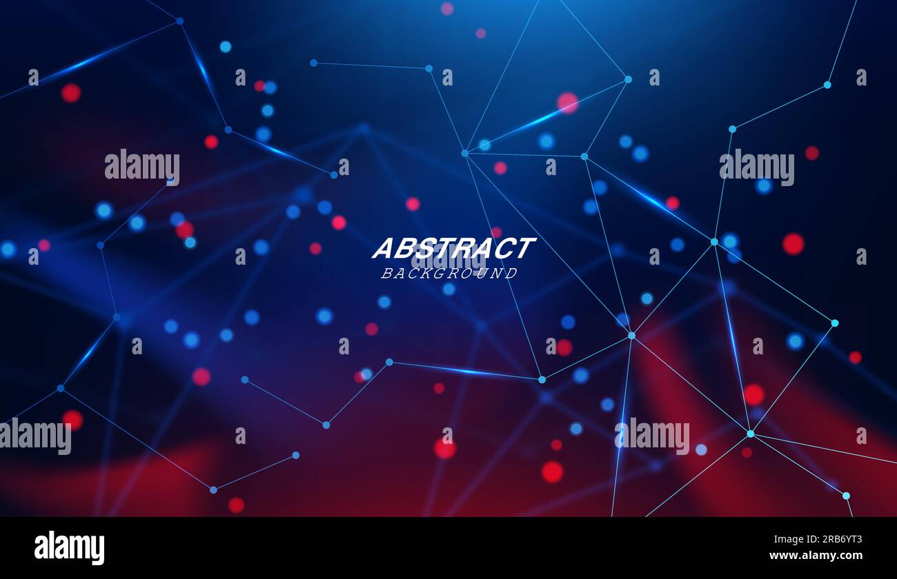 Blue connecting dots Stock Vector Images - Alamy