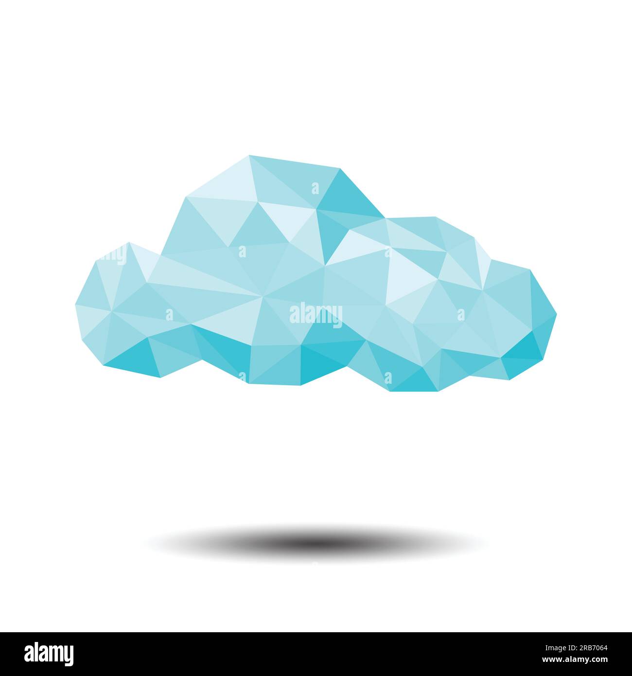 Polygon cloud hi-res stock photography and images - Alamy