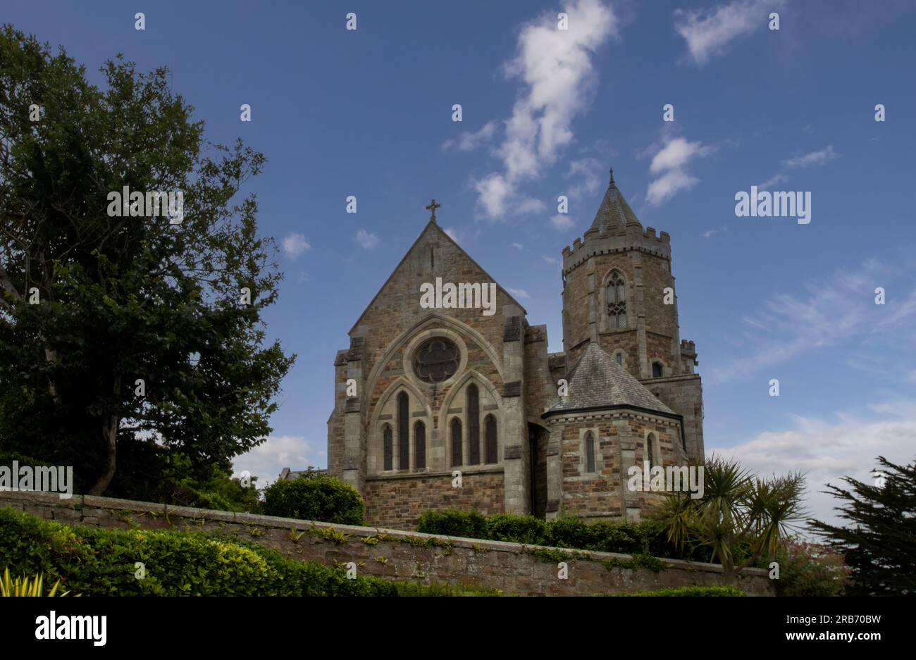 The Parish Church Of St Elwyn the Martyr in Hayle, Cornwall, UK Stock ...