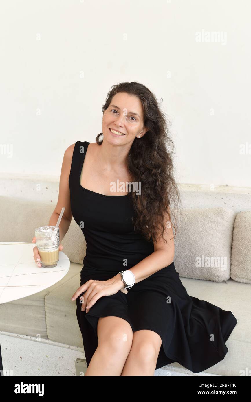 Portrait of 39 years old slavic woman close up without make up Stock ...