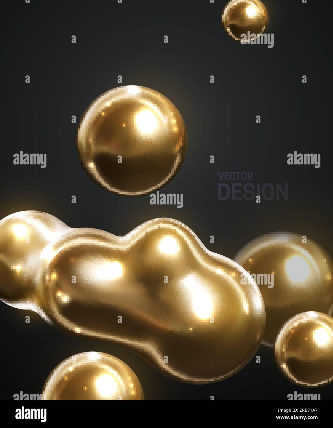 3d blob Stock Vector Images - Alamy