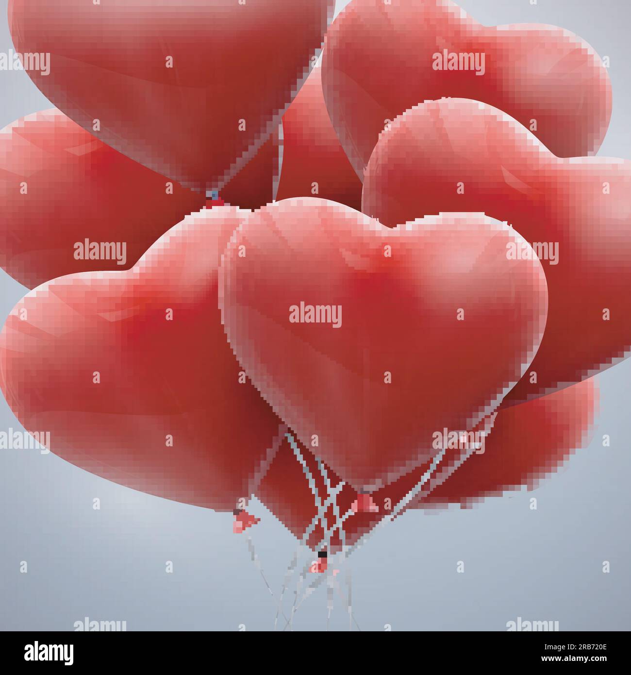 Balloon hearts hi-res stock photography and images - Alamy