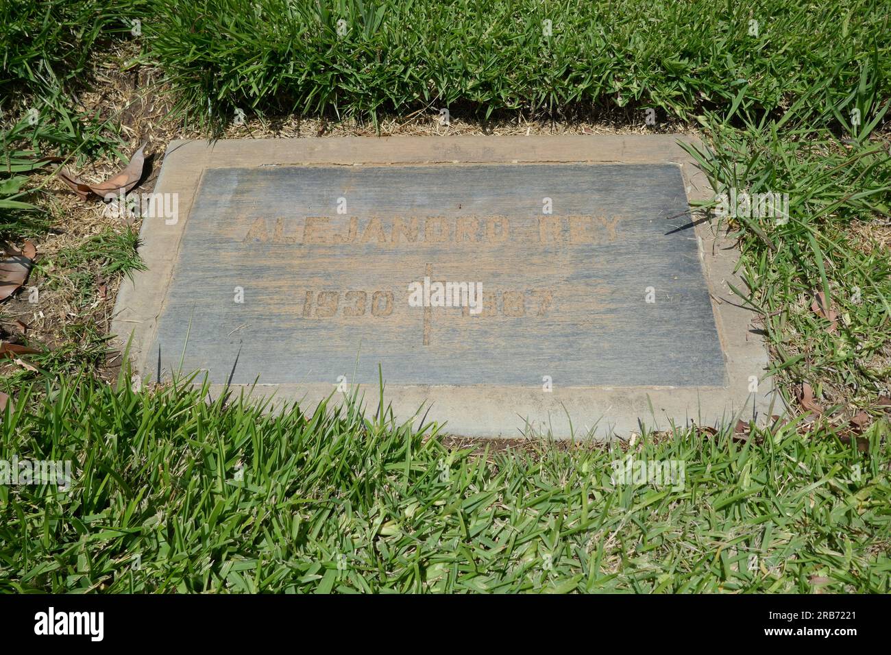 Culver City, California, USA 6th July 2023 Actor Alejandro Rey Grave at ...