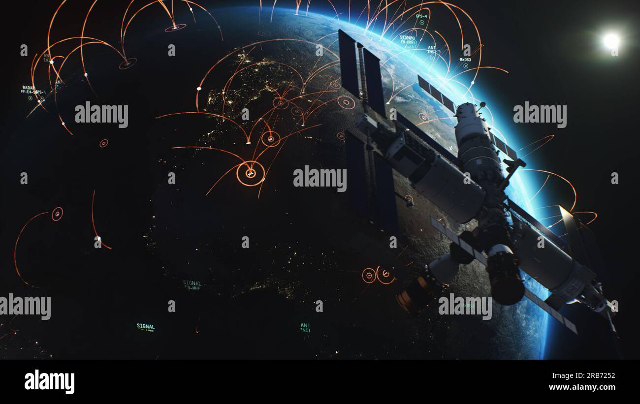 Animation digital data streams over hi-res stock photography and images - Alamy