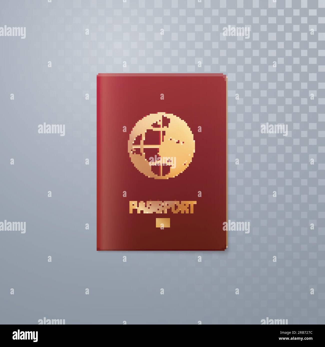 Passport Background Template