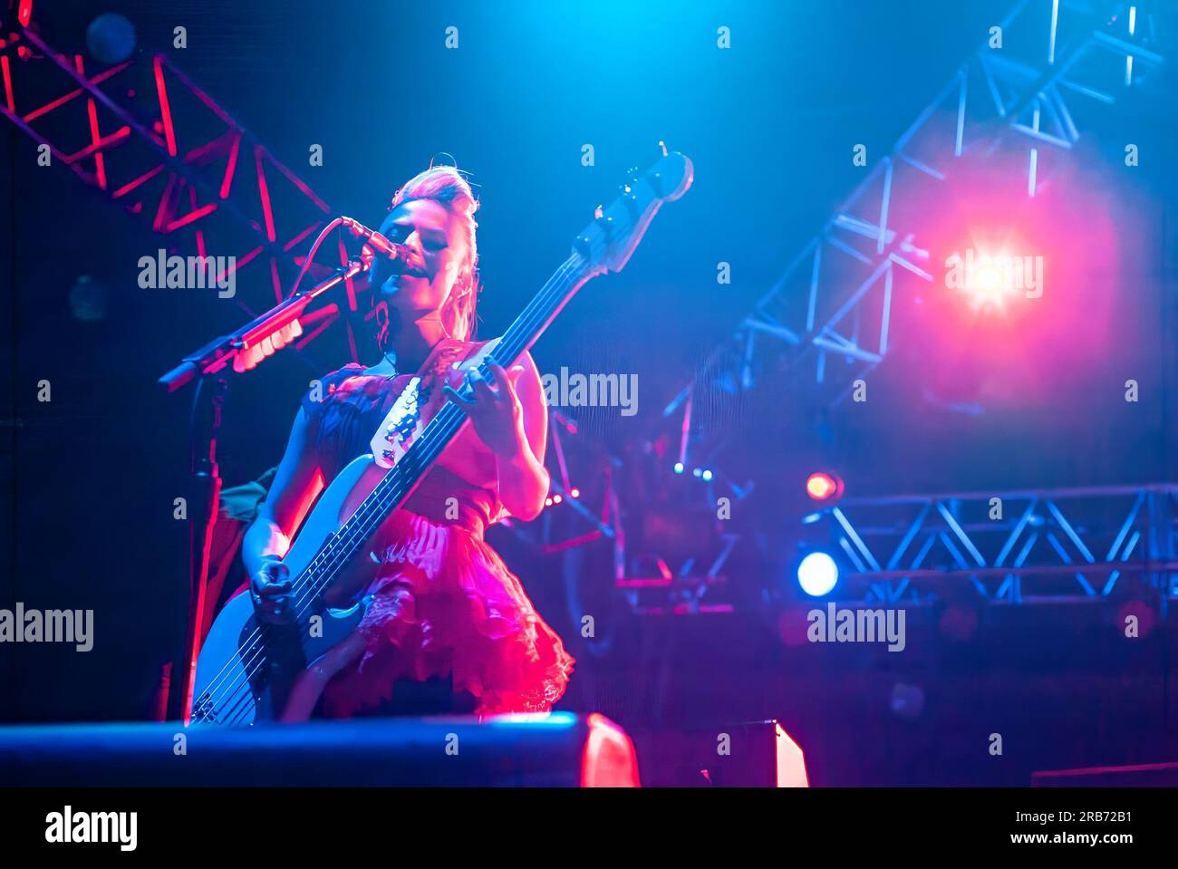 The Smashing Pumpkins performing live in concert in Sydney, Australia ...