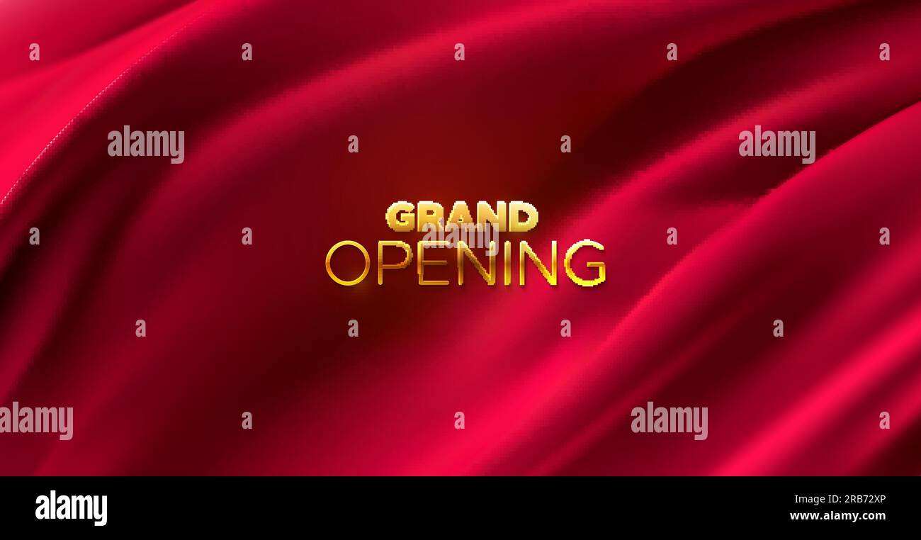 Red fabric background Stock Vector Images - Alamy