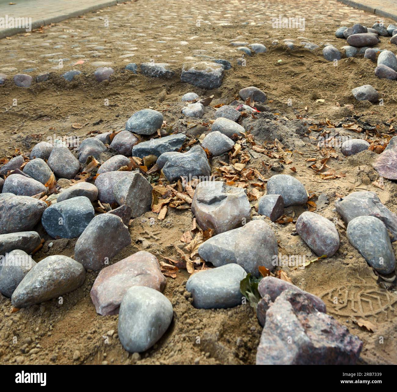 City ground repairs hi-res stock photography and images - Alamy