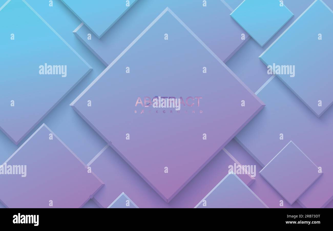 Purple square shapes hi-res stock photography and images - Alamy